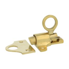 Fensterriegel Messing poliert mit Schließblech kaufen?